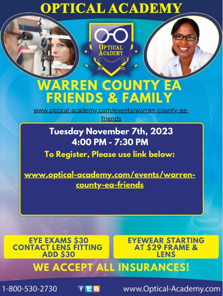 Optical Academy - November 7th at Warren County Technical School ...